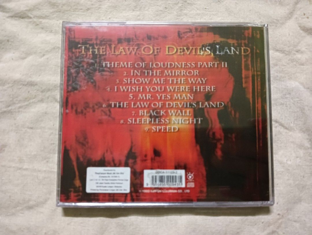 Loudness - The law of devil land, Hobbies & Toys, Music & Media, CDs ...