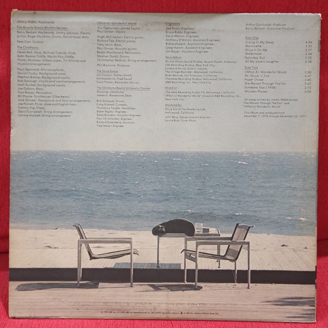 LP Vinyl 黑膠 1978 Art Garfunkel - Watermark, Hobbies & Toys, Music ...