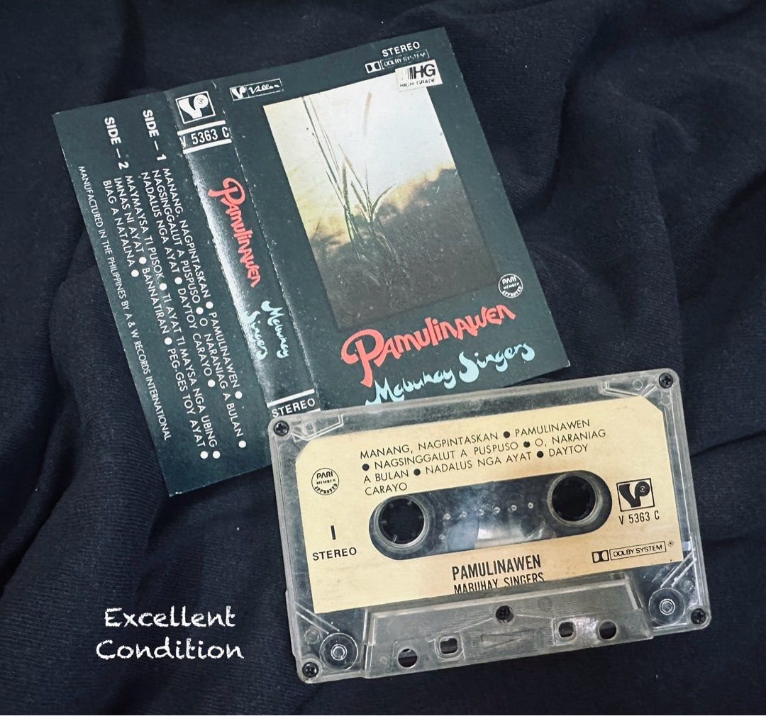 Mabuhay Singers Pamulinawen Cassette Tape Original Cassette Tapes ...