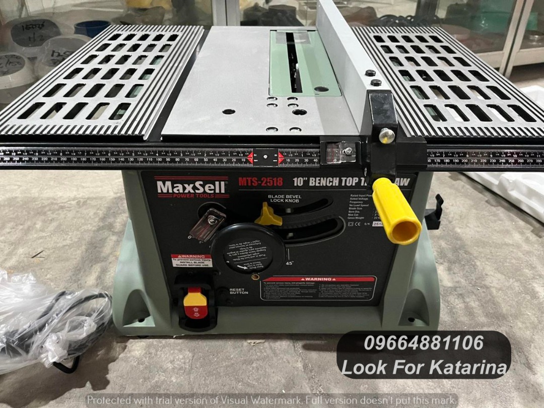 MAXSELL BENCH TOP TABLE SAW, Commercial & Industrial, Construction ...