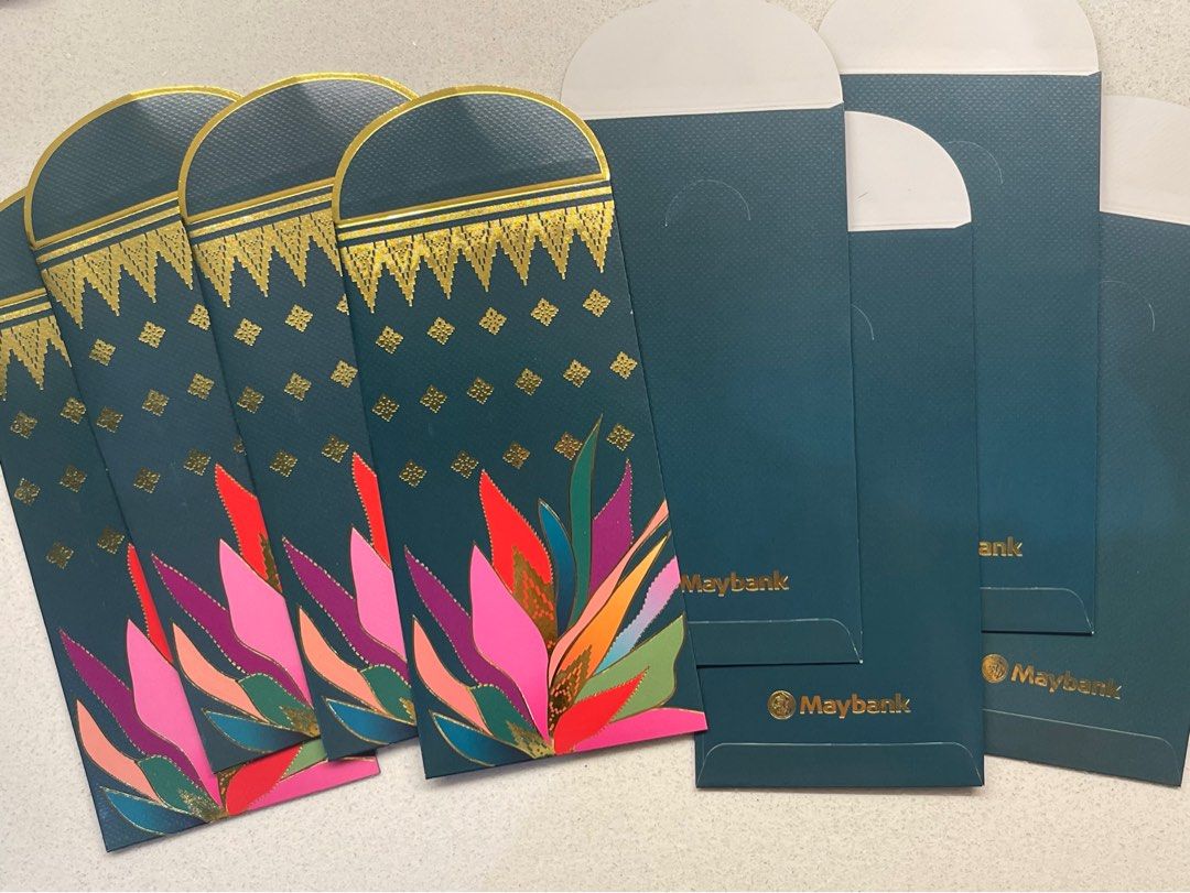 Maybank Sampul Raya 2024 / 8 pieces / SDR, Hobbies & Toys, Stationery ...
