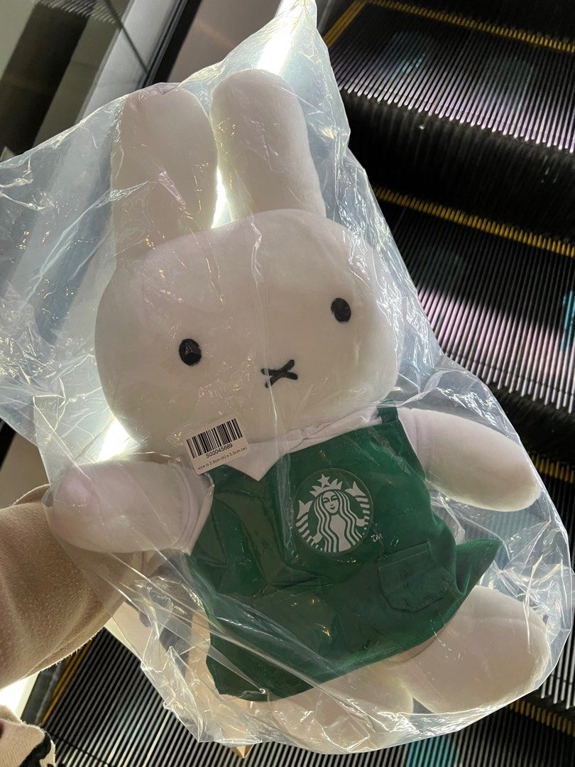 Miffy Starbucks plush toy, Hobbies & Toys, Toys & Games on Carousell