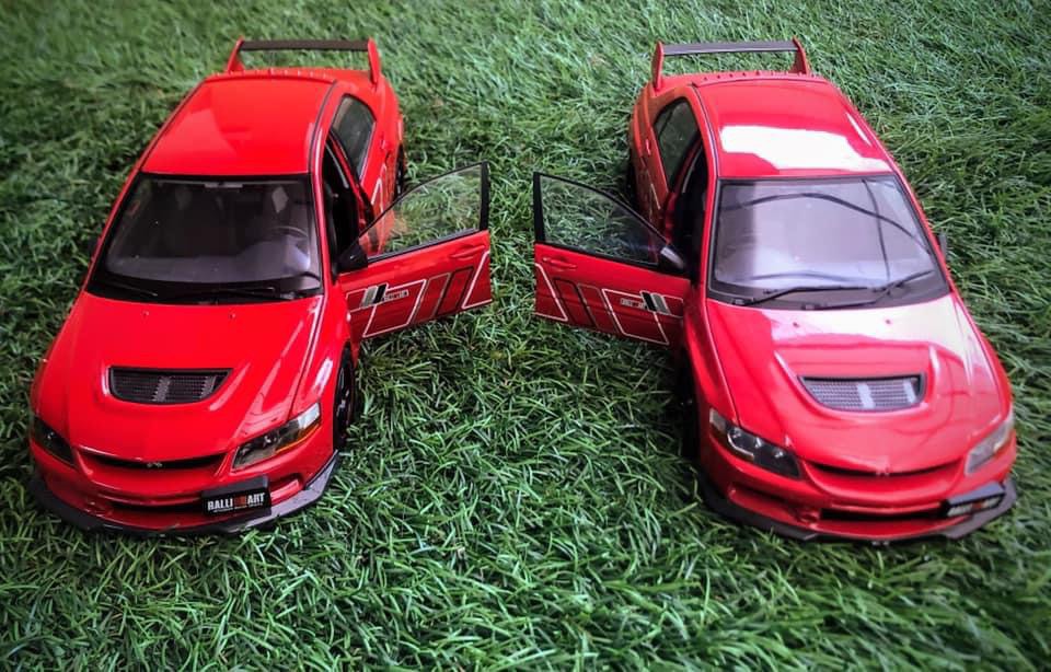 Mitsubishi Lancer Evolution IX Ralliart 1/18, Hobbies & Toys, Toys ...