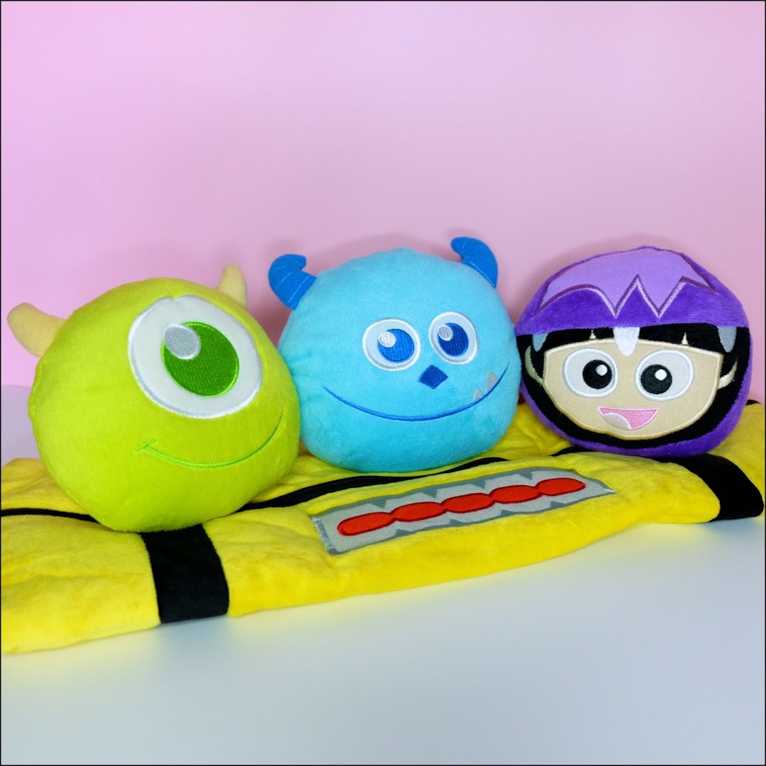 Monsters Inc. Mike Wazowski, James Sullivan, and Boo inside scream ...