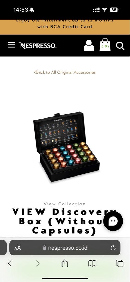 Nespresso VIEW Discovery Box (without capsules), 傢俬＆家居, 廚具和餐具, 茶具配件 ...