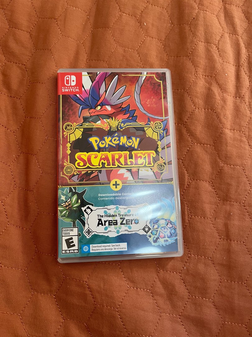 Nintendo Switch Pokemon Scarlet + The Hidden Treasure Of Area Zero iDLC ...