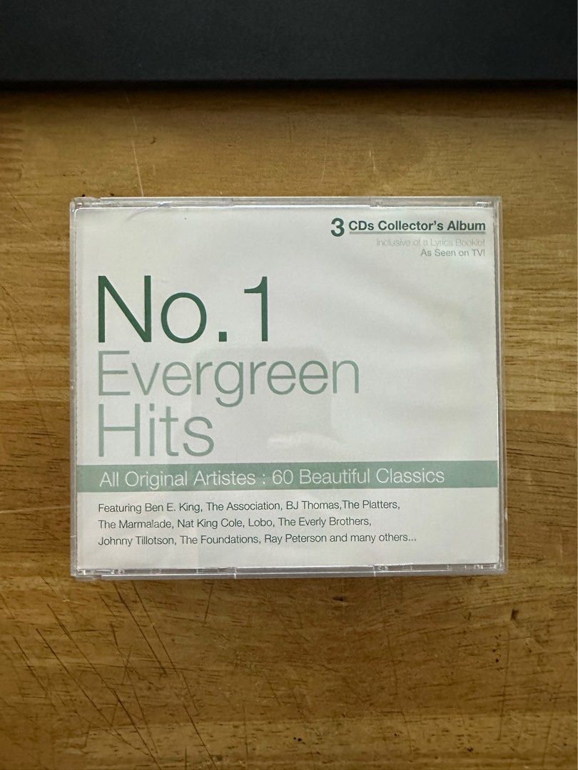 No. 1 Evergreen Hits - 3CD - Various Artists Compilation (Original ...