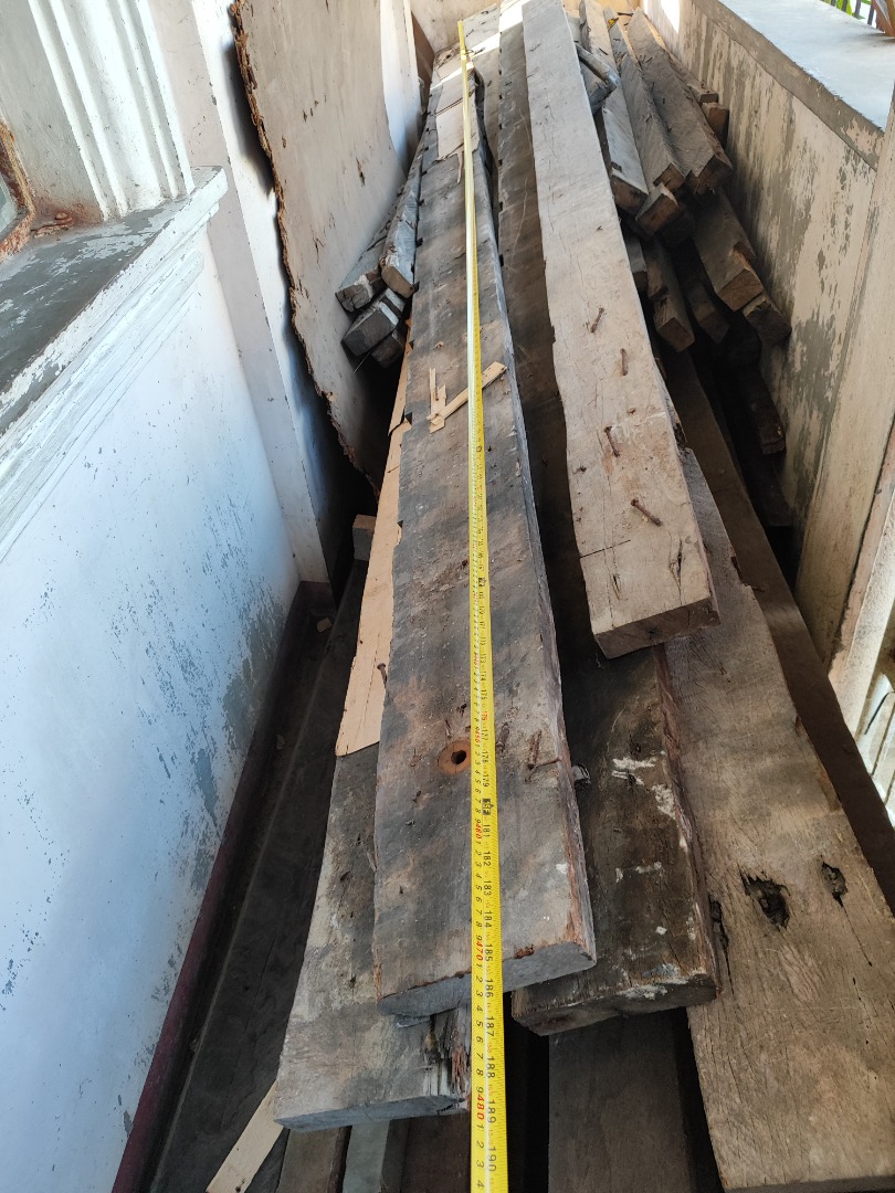 Old Yakal wood, Furniture & Home Living, Outdoor Furniture on Carousell