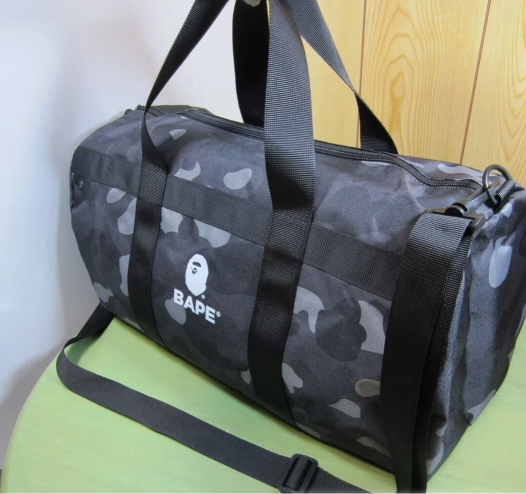 Original Bape Magazine Camo Duffle Bag Travel Bag Raya 2024, Men's ...