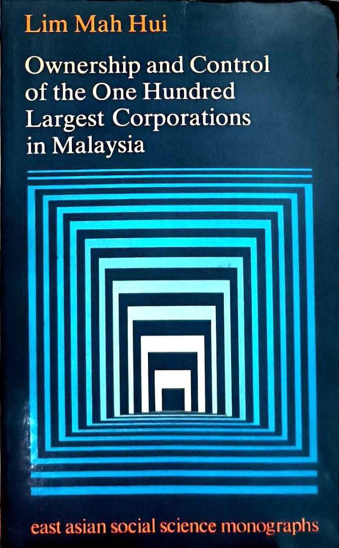 Ownership and control of the one hundred arhest corporation in malaysia ...