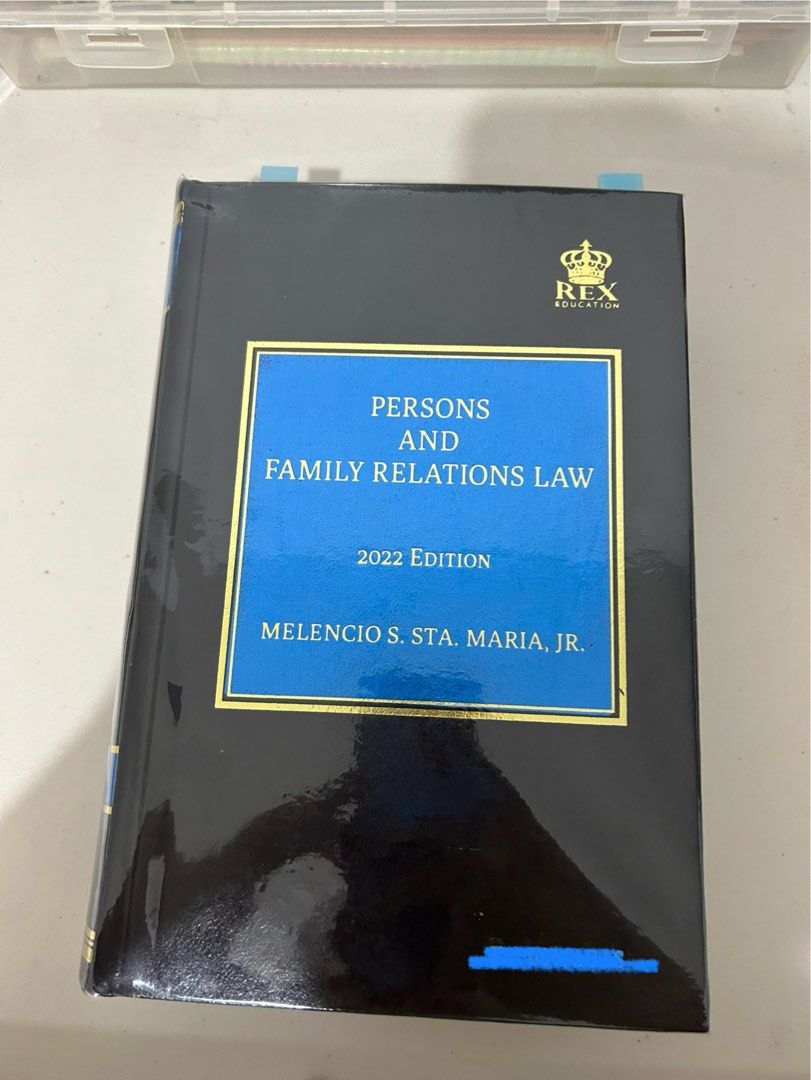 PERSONS AND FAMILY RELATIONS STA MARIA (2022 ed.), Hobbies & Toys ...