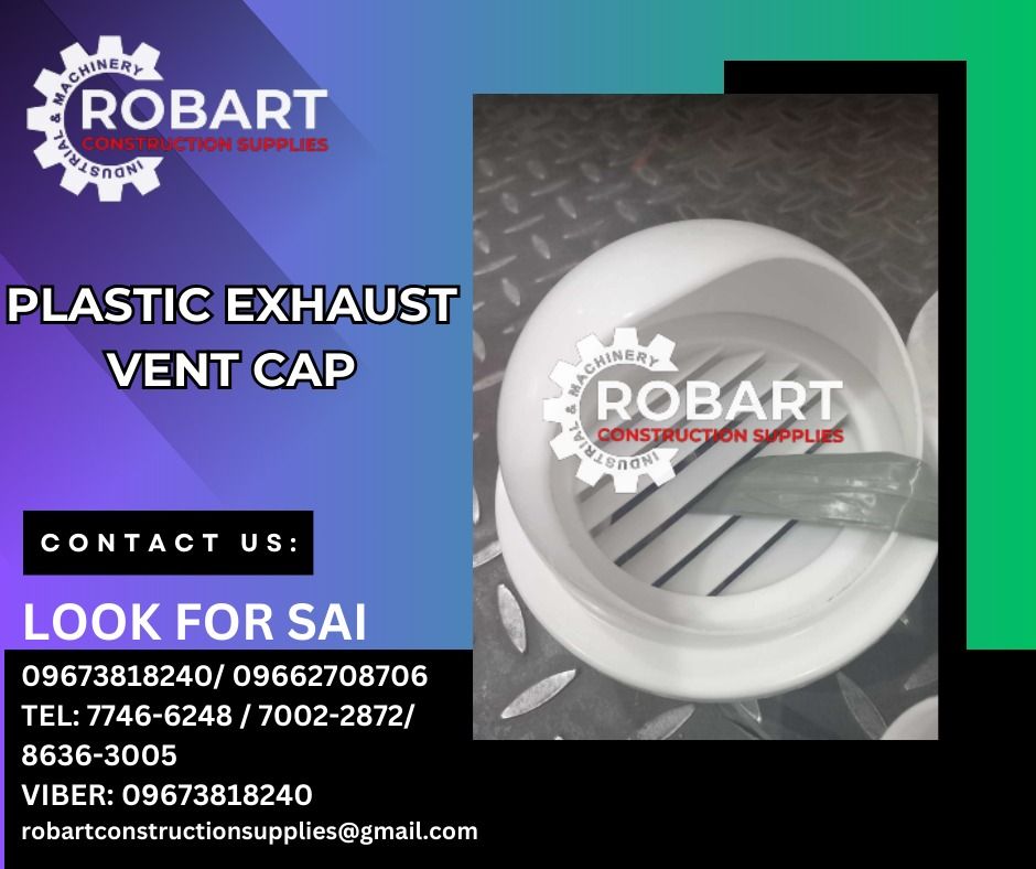 Plastic Exhaust Vent Cap, Commercial & Industrial, Construction Tools ...