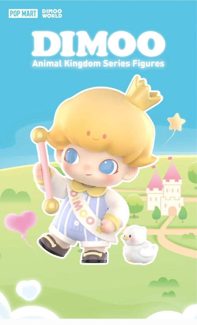 POPMART DIMOO Animal Kingdom - Red Panda with Apple, Hobbies & Toys ...