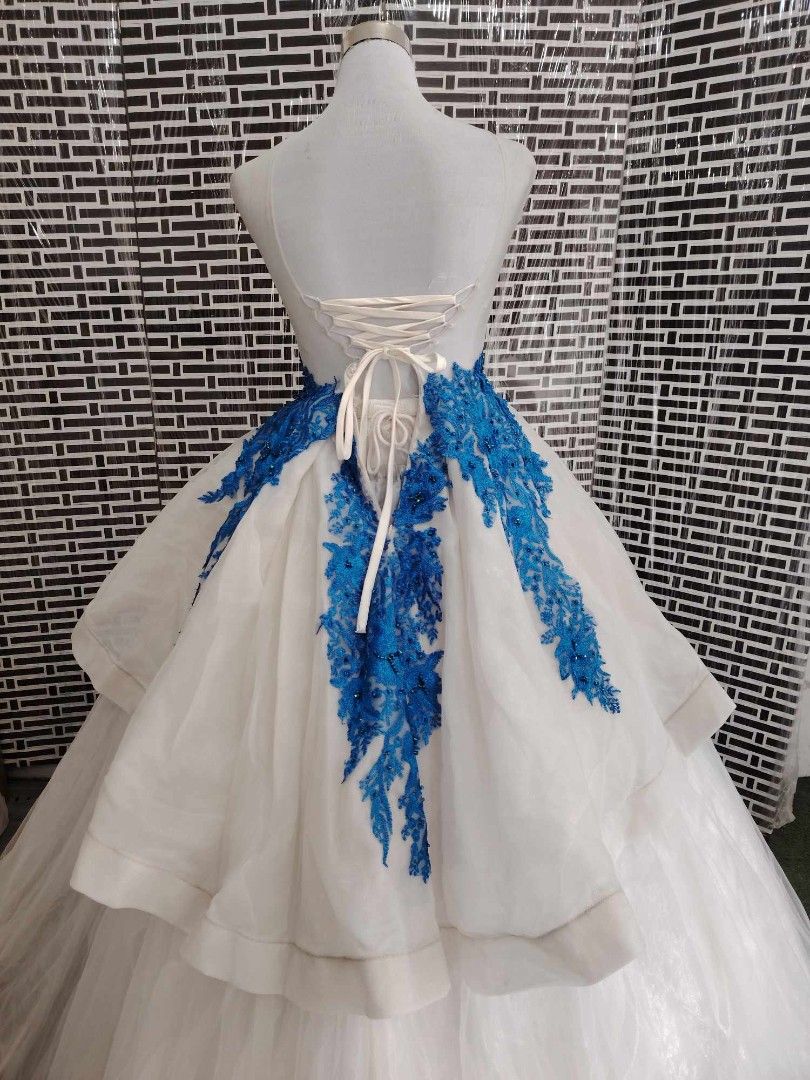 Preloved Debut / Sagala Gown, Women's Fashion, Dresses & Sets, Evening ...