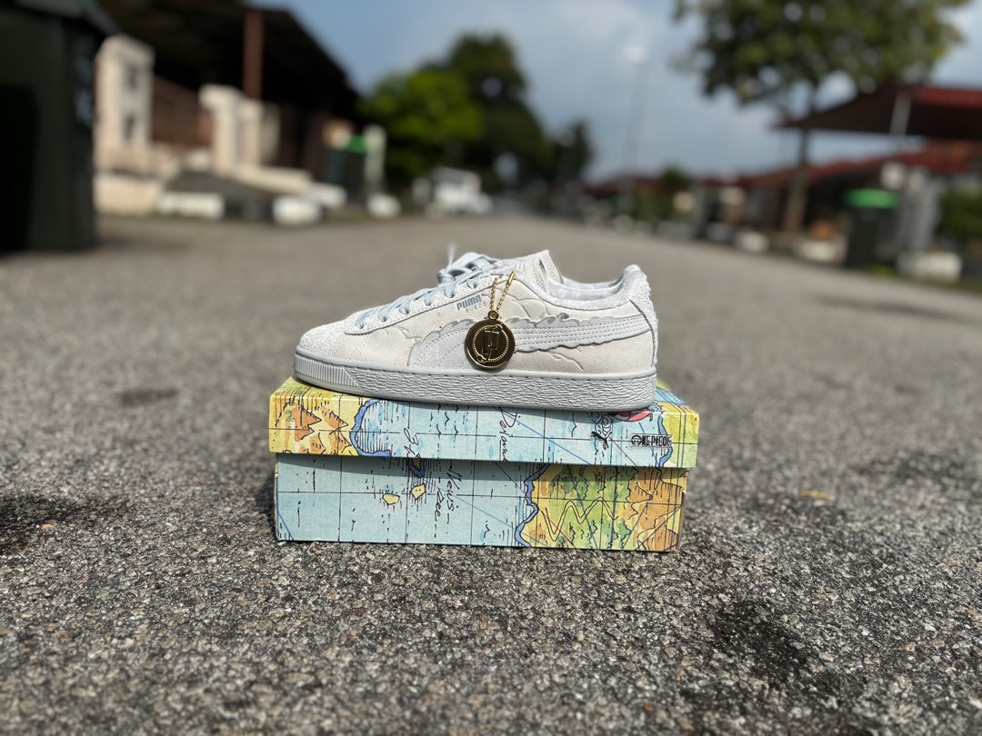 Puma Suede x One Piece ( Luffy ), Women's Fashion, Footwear, Sneakers ...
