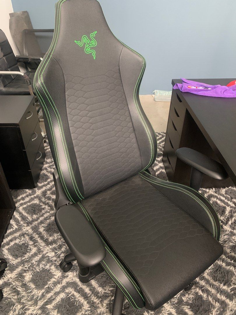 RAZER GAMING CHAIR, Furniture & Home Living, Furniture, Chairs on Carousell