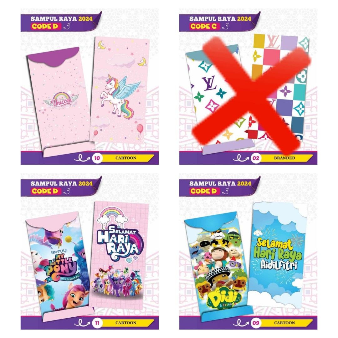 Sampul Raya 2024, Hobbies & Toys, Stationery & Craft, Other Stationery ...