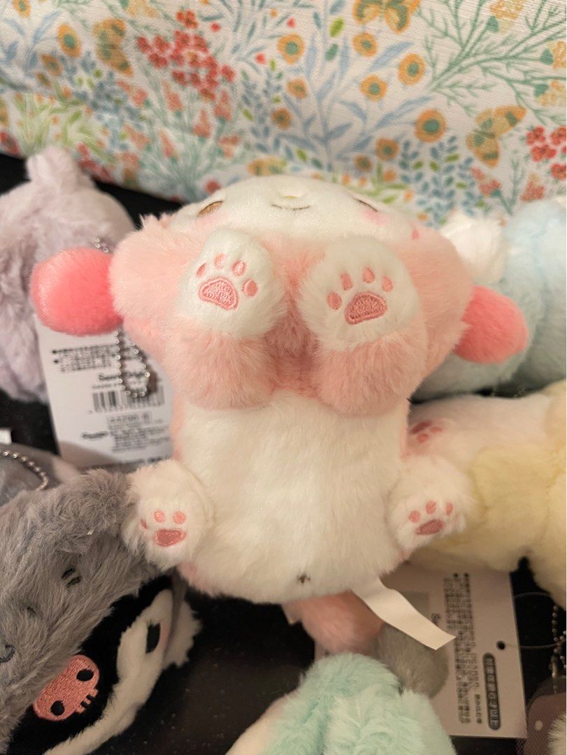 Sanrio Neko Neko Cat Plush Keychain (Hello Kitty, My Melody ...
