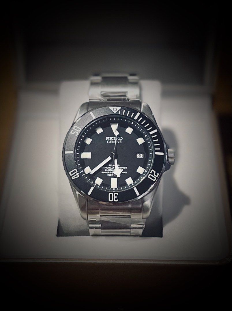 SEIKO MOD - TUDOR PELAGOS, Luxury, Watches on Carousell