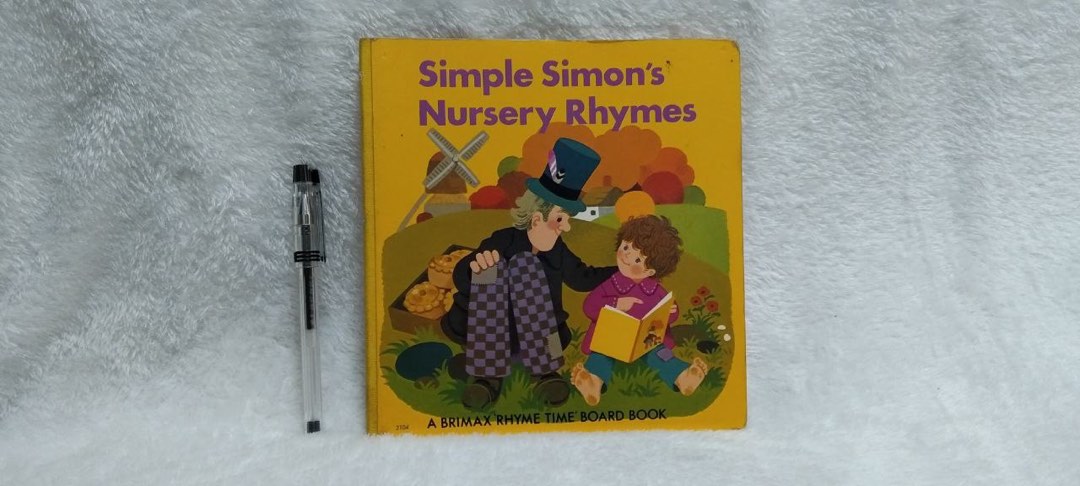 Simple Simon's Nursery Rhymes Board Book, Hobbies & Toys, Books ...