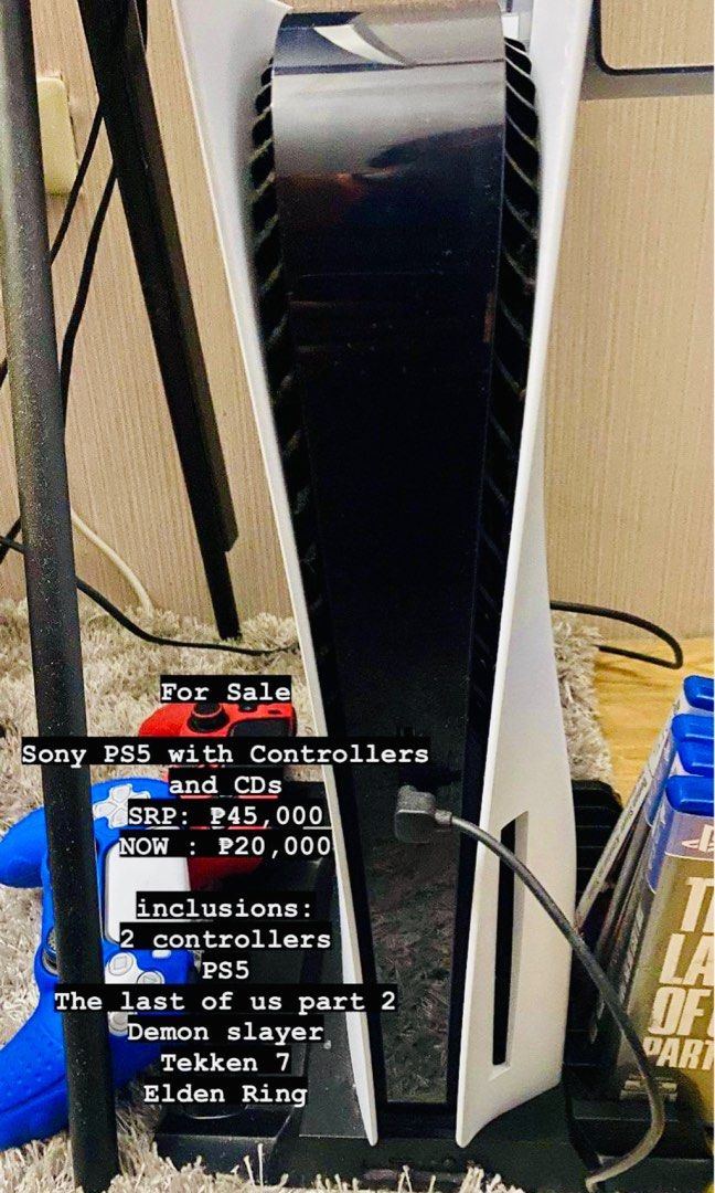 Sony PS5 with extra controller and CDs, Video Gaming, Video Game ...