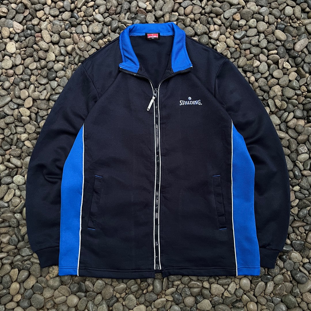 SPALDING SPORT JACKET, Fesyen Pria, Pakaian , Baju Luaran di Carousell