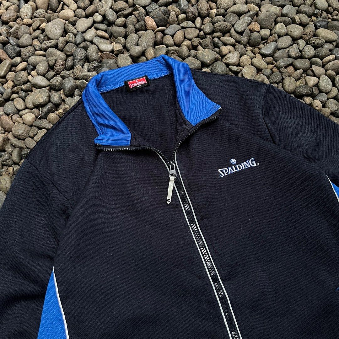 SPALDING SPORT JACKET, Fesyen Pria, Pakaian , Baju Luaran di Carousell