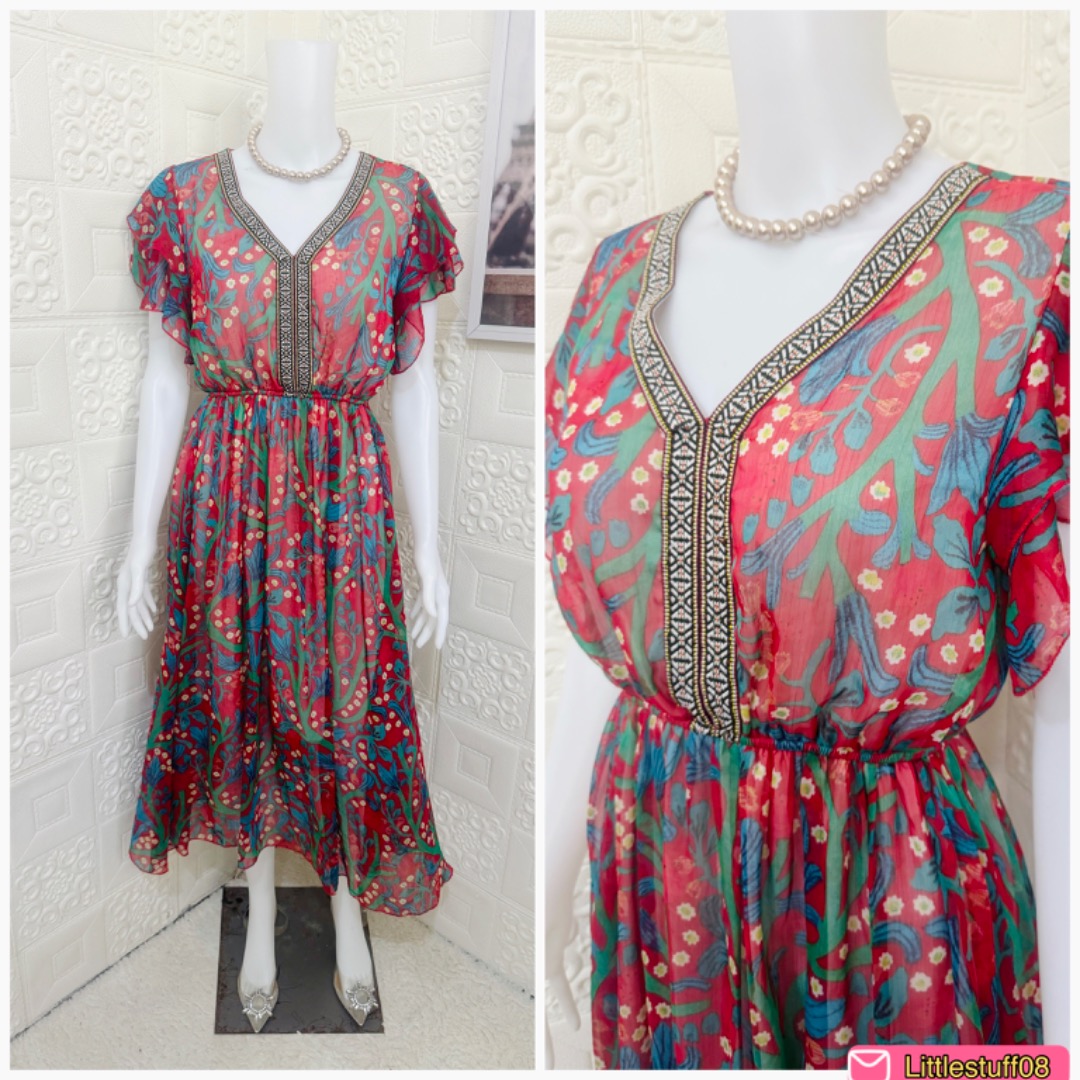 Summer Mesh Maxi Dress, Women's Fashion, Dresses & Sets, Dresses on ...