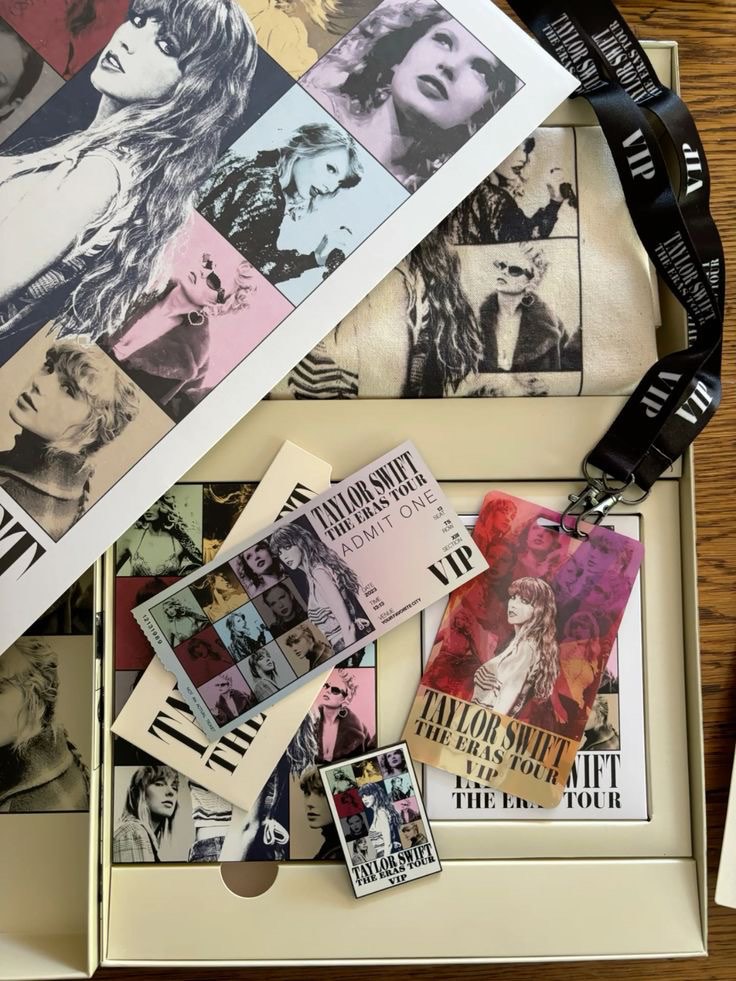 Taylor Swift VIP BOX merch (complete set), Hobbies & Toys, Memorabilia ...