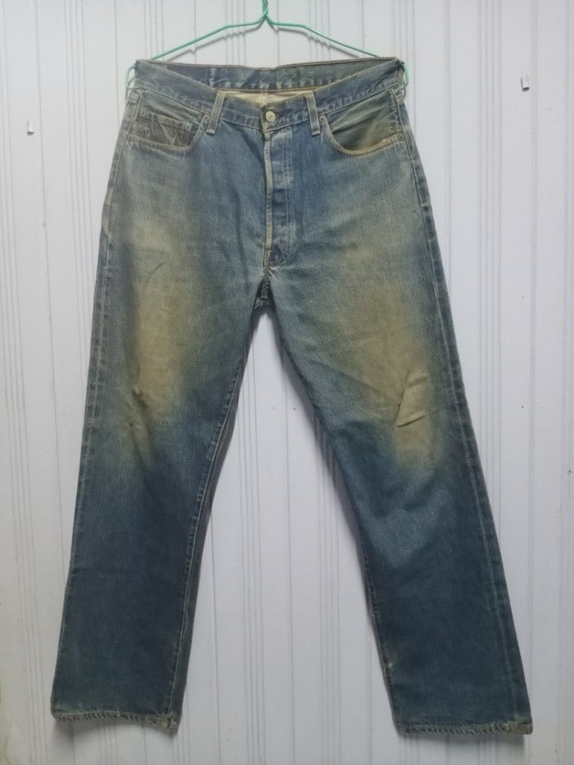 Vintage levis 501 button 555 100 years, Men's Fashion, Bottoms, Jeans ...