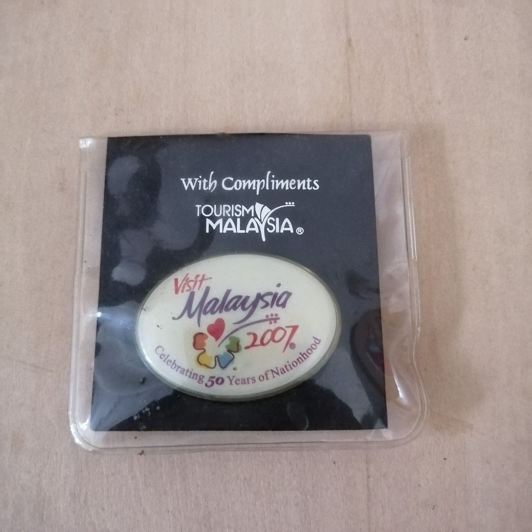 Vintage Pin - Visit Malaysia 2007 (50 Years Merdeka), Hobbies & Toys ...