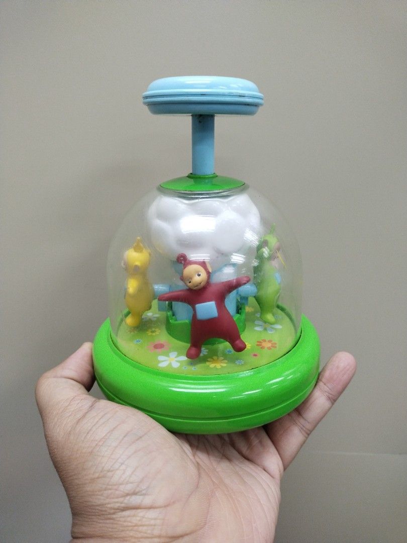 Vintage Tomy 1998 Teletubbies Happy Friends Carousel Tinky Winky, Laa ...