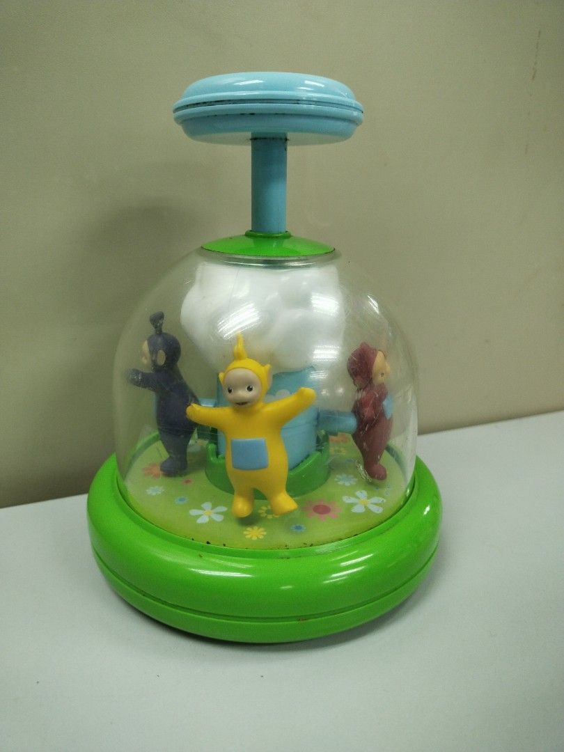 Vintage Tomy 1998 Teletubbies Happy Friends Carousel Tinky Winky, Laa ...