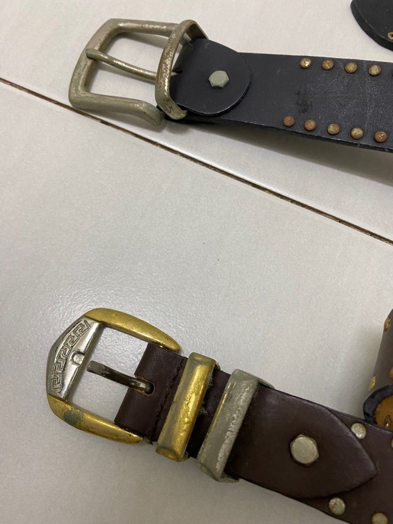 Vintage VERSACE belt combo, Women's Fashion, Watches & Accessories ...