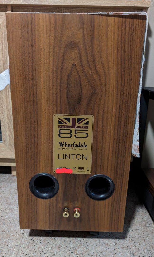 Wharfedale Linton + speaker stand + original box + manual + gloves ...
