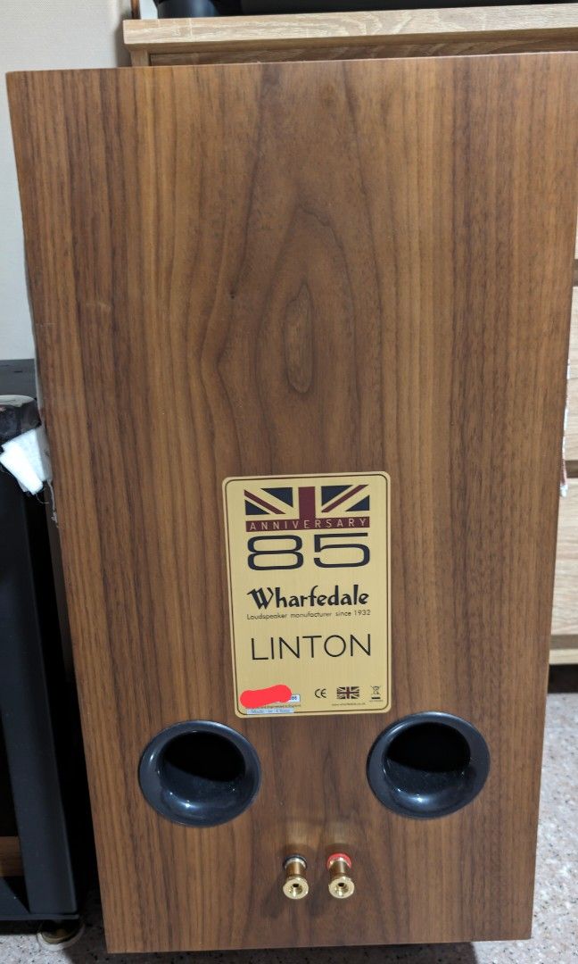 Wharfedale Linton + speaker stand + original box + manual + gloves ...