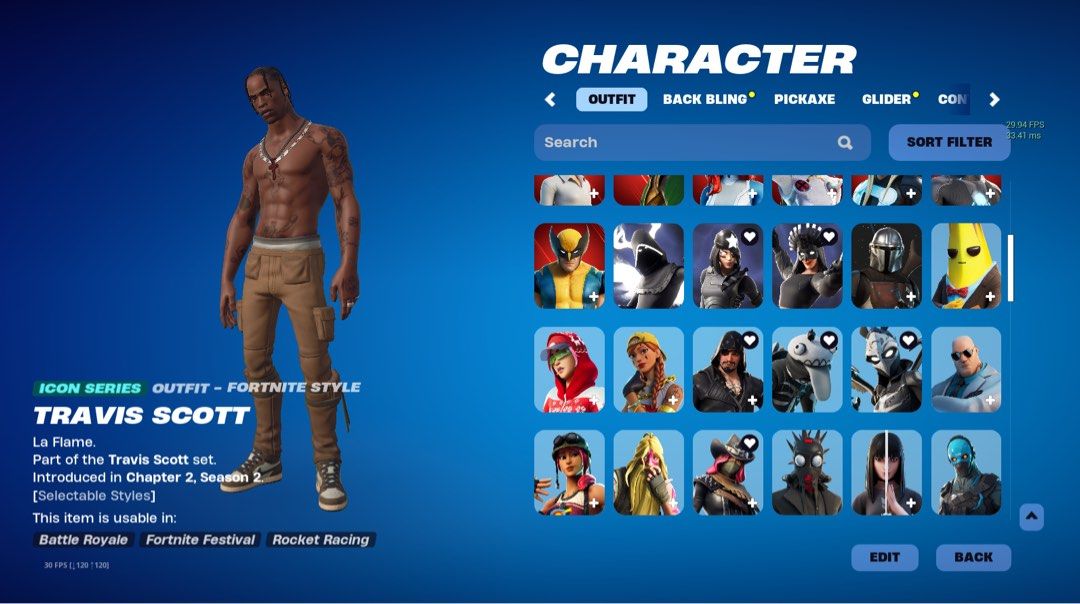 (10+ LIMITED SKINS) FORTNITE ACCOUNT || TRAVIS SCOTT, ASTRO JACK ...