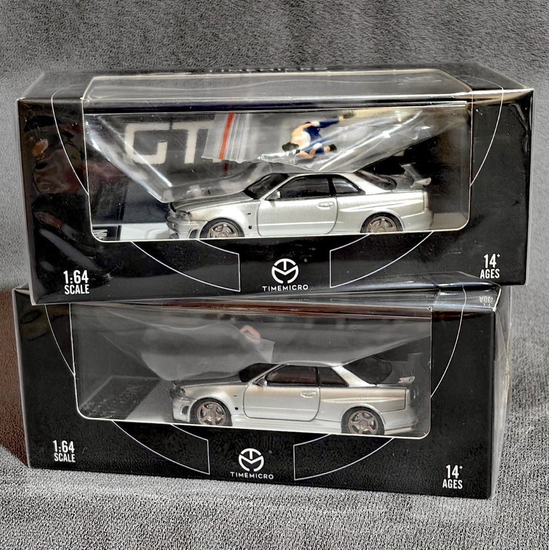 1/64 Nissan Skyline GT-R R34 Diecast Scale Model, Hobbies & Toys, Toys ...