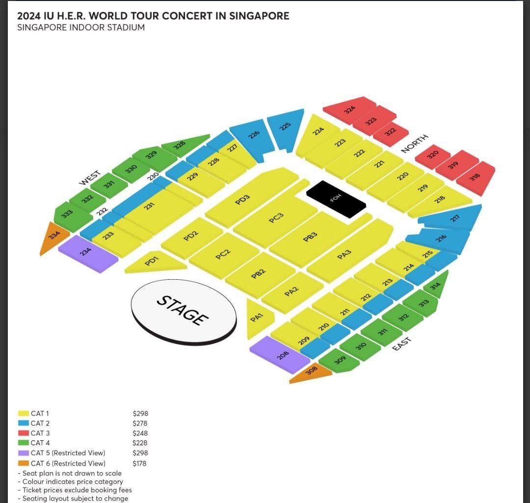 1 x IU 21st April Concert Ticket, Tickets & Vouchers, Event Tickets on ...