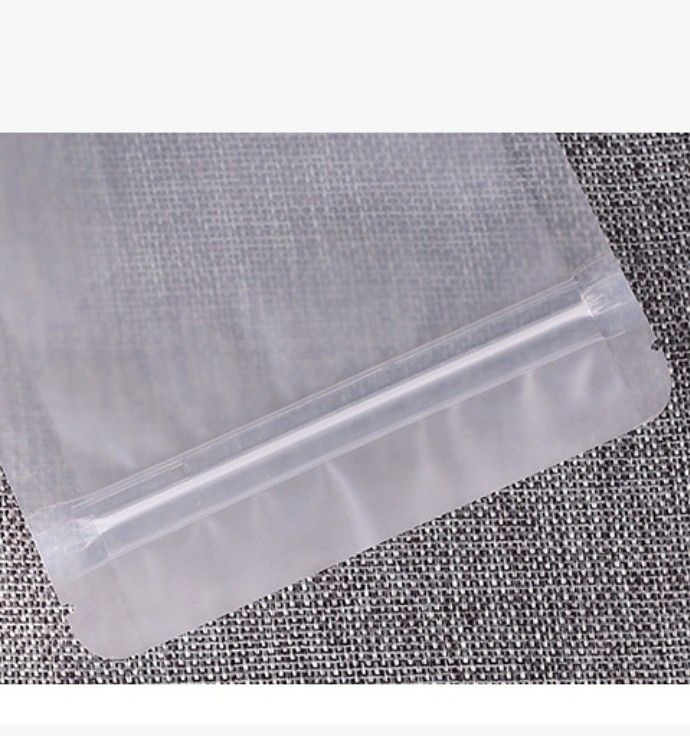 40pc Extra Large Frosted Matte Ziplock Cookie Bag Resealable Food Pouch ...