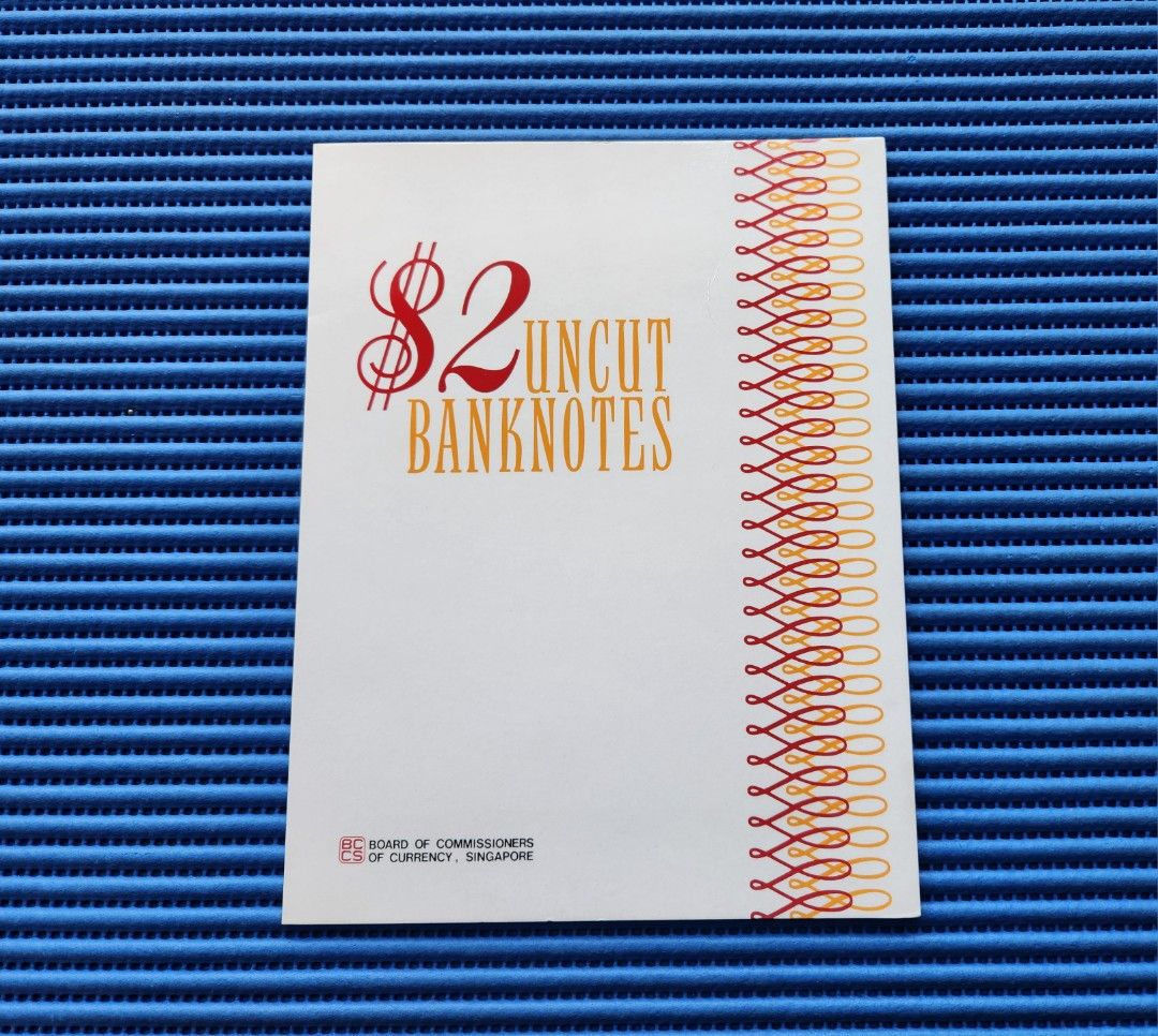 3X $2 Uncut Sheet Singapore Ship Series $2 Commemorative Identical ...