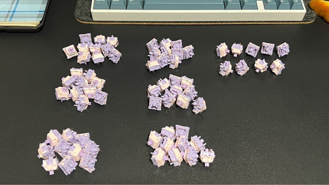 69x MMD Princess Linear Switch 53g Custom Mechanical Keyboard Switches ...