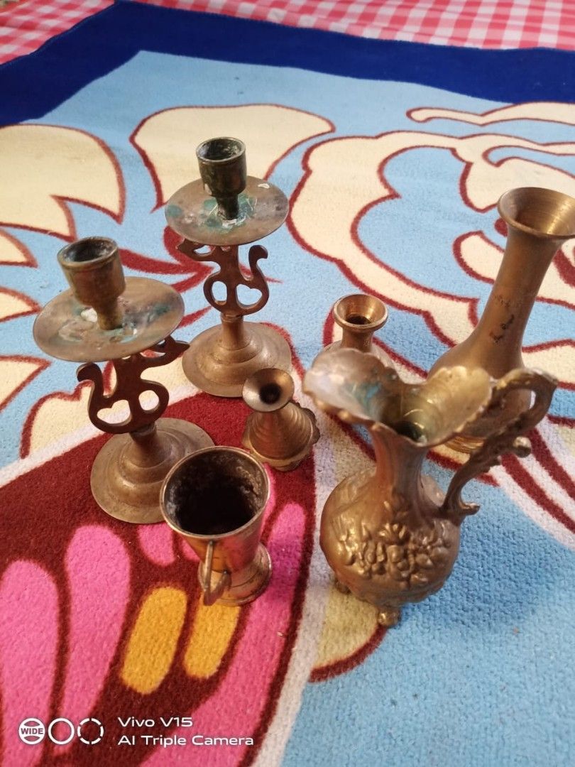7 Pieces Antique Vintage dari Bahan Solid Brass/Kuningan Harga Borongan ...