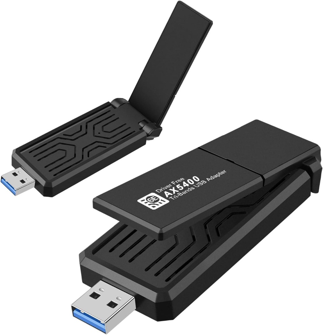 實體店鋪 (🈹🈹🈹限今日特價USB$268/ Type C $278) 6GHZ WiFi 6 6E Adapter,USB Dongle ...