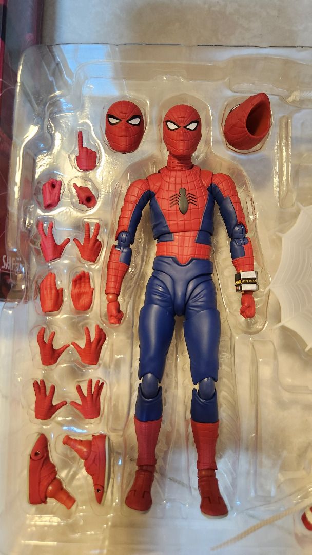 九成九新 盒靚 SHF 行 S.H.figuarts shf Spiderman 東映蜘蛛俠 Spider 昭和 特攝 Marvel ...