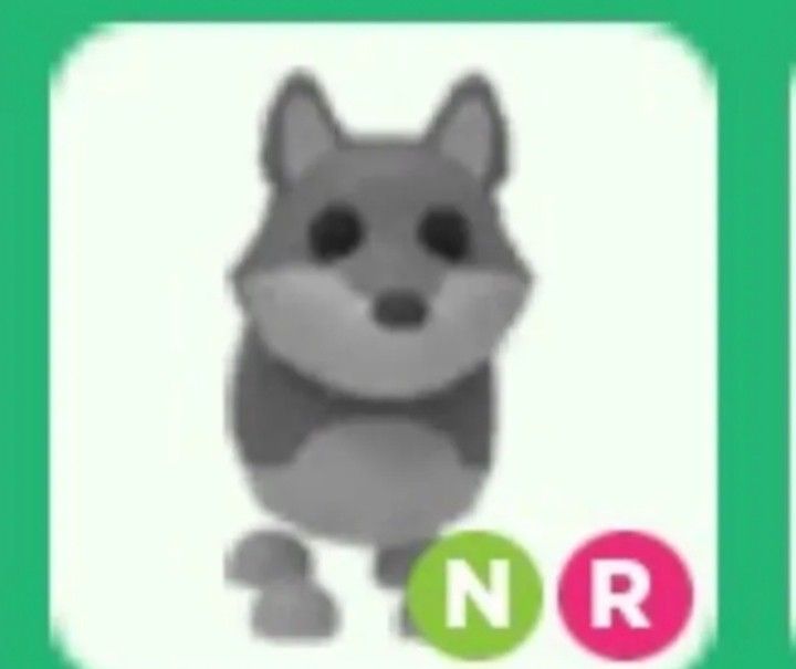 Adopt Me Neon Ride Wolf, Video Gaming, Video Games, Others on Carousell