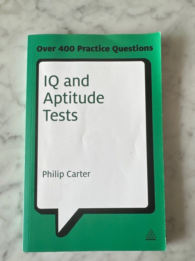 Aptitude test book, Hobbies & Toys, Books & Magazines, Assessment Books ...