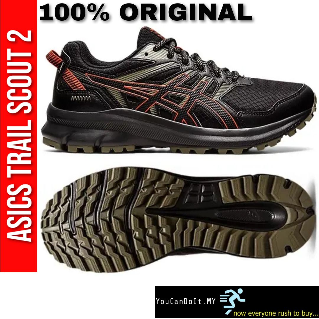 Asics Trail Scout 2 Men Trail Run Hiking Shoe Kasut Denai UK7 / UK7.5 ...