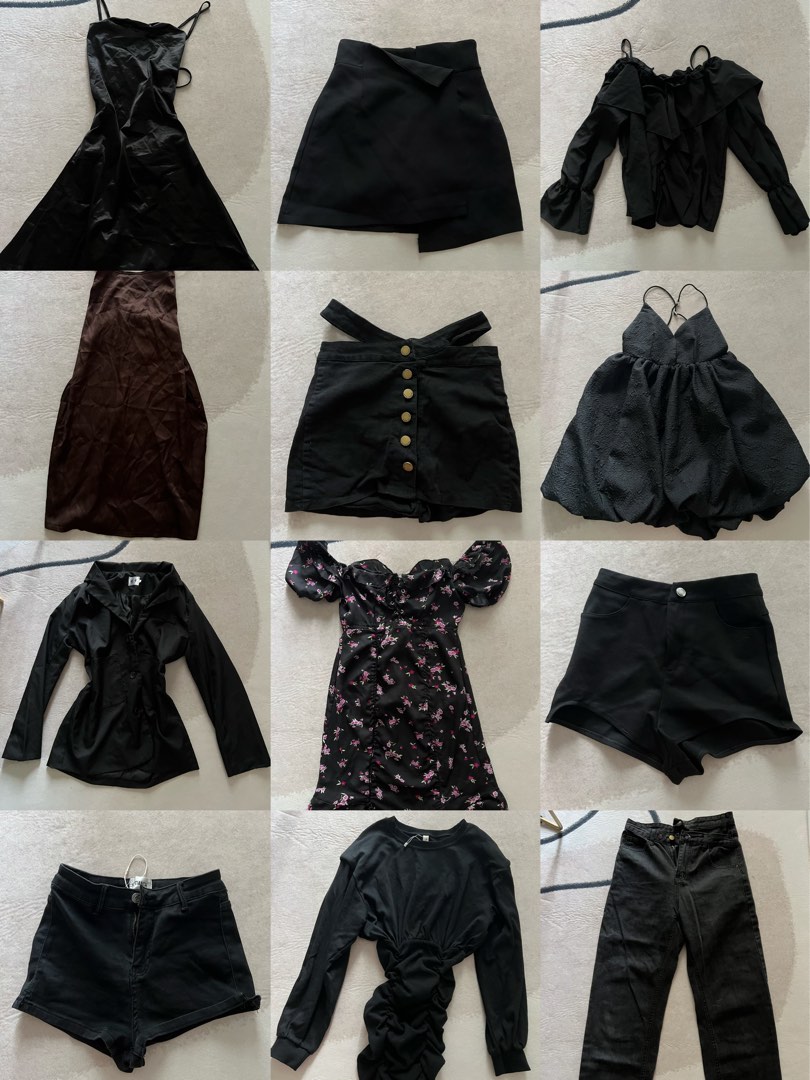 Black attire set bundle, Women's Fashion, Dresses & Sets, Sets or ...