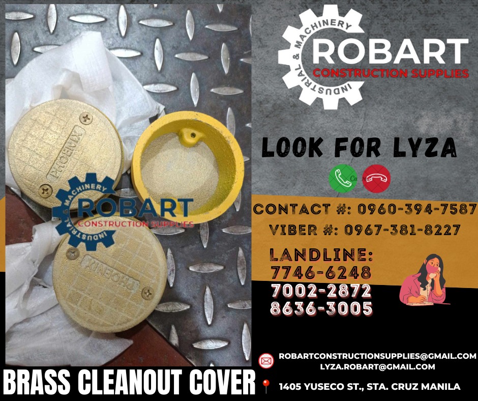 Brass Clean Out Cover, Commercial & Industrial, Construction Tools ...